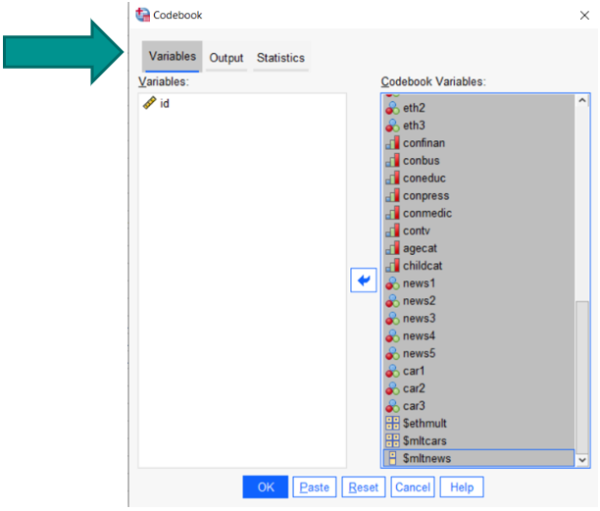 The Value of Codebook in IBM SPSS Statistics - SPSS Analytics Partner